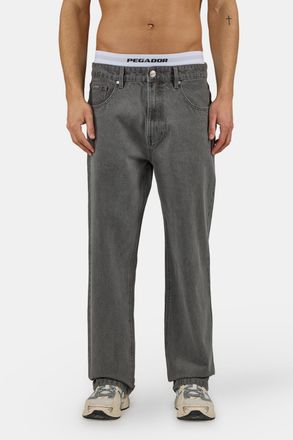 Pegador Loose-fit-Jeans PEGADOR Baltra Baggy Jeans, Herren, Gr. 29, N-Gr, washed grau, Denim/Jeans, Obermaterial: 100% Baumwolle, unifarben, loose fit lang, J