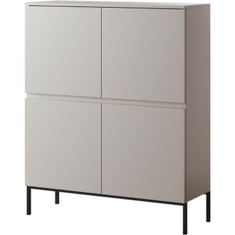 Selsey Selsey Bemmi - Commode haute - 100 cm - taupe (gris-beige)