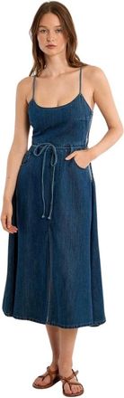 Molly Bracken Femme, Robes, Bleu, Taille: 42 FR E1707Bep Robe Midi