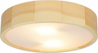 Licht-Erlebnisse Licht-erlebnisse - Deckenlampe rund 37 cm Holz Flur Wohnzimmer