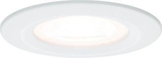 Paulmann 93631 Nova LED Einbauleuchte rund max. 35W Deckenspot Weiß Spot Einbaurahmen GU10 Deckeneinbaustrahler ohne Leuchtmittel