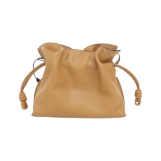 Loewe Pre-owned Flamenco Clutch Mini Calf Bag - - Pre-owned - Damen - Beige - ONE SIZE