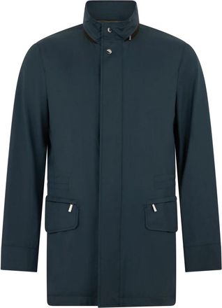 Moorer Homme, Manteaux, Bleu, Taille: M Manteaux