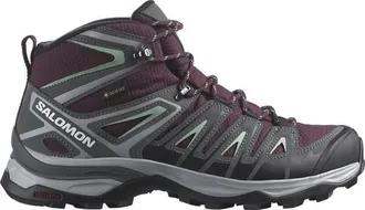 Salomon Damen Multifunktionsstiefel SHOES X ULTRA PIONEER MID GTX W Wine Tas