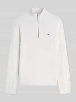 Tommy Jeans Slim Fit Troyer aus reiner Baumwolle