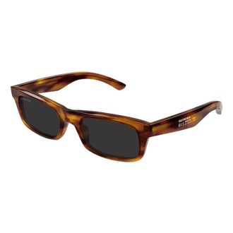 Balenciaga Bb0422S Rechteckige Sonnenbrille - - Accessories - Herren - Braun - 54 MM