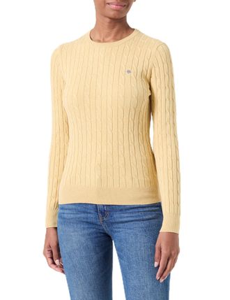 GANT Stretch Cotton Cable C-Neck