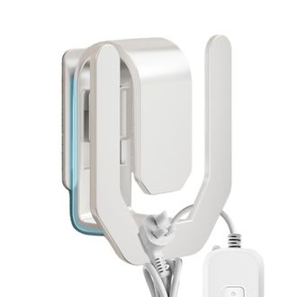 Generico Wall Mount Shoe Holder - Compact Bathroom Slipper Rack, Durable Space Saving Organizer-Hooks for Neat Arrangement | Bedroom Kitchen Dorm Closet Laundr