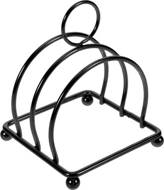 Lurrose Edelstahl Brotrack Vertikal für Toastscheiben und Sandwiches Multifunktionaler Brothalter mit Stabilem Rahmen Platzsparend und Sicher für Küche und Fr