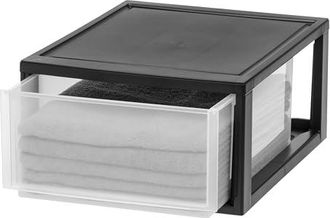 Iris USA 28 Liter. Kunststoff-Schubladen-Organizer, stapelbar, herausziehbare Schubladen, f&uuml;r Kleidung, Schlafzimmer, K&uuml;che, unter der Sp&uuml;le, Speisekammer,