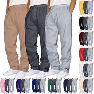 Generic Lot De 3 Pantalons De Survêtement Cargo pour Homme - Pantalon Jogging pour Randonnée Sauvage avec Poches - Pantalons De Travail pour - Pantalon Chino 