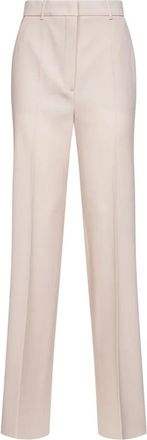 Max Mara Femme, Pantalons, Rose, Taille: 42 FR Pantalon en cr&ecirc;pe de laine Quasar