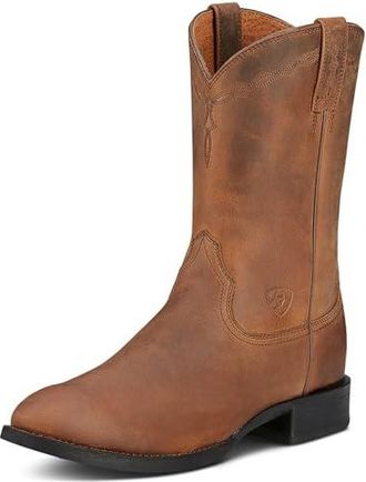 Ariat Ariat - Chaussures occidentales Heritage Roper Roper/Lacer Hommes, 42 M EU, Distressed Brown