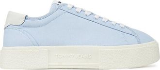 Tommy Jeans Sneakers Tjw Flatform Canvas Sneaker EN0EN02792 Blau