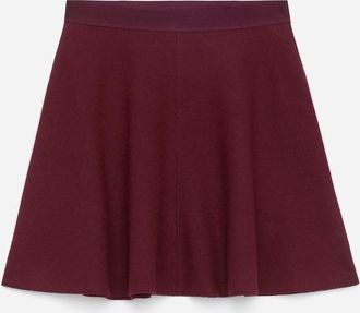 Arket Doubleface-Rock Aus Wollmischung -Rot