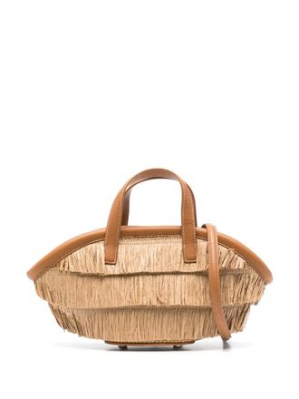 Simon Miller Mini Fringe Mercado Tote Bag - Nude