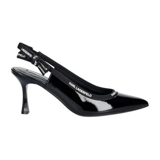 Karl Lagerfeld Sienna Ribbon Sling - - Shoes - Damen - Schwarzk - 36 EU