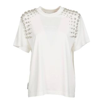 Des_Phemmes DES Phemmes, Femme, Tops, Blanc, Taille: 36 FR D&eacute;bardeur cold-dye pour femmes