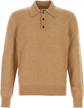 Ferragamo Homme, Pulls, Brun, Taille: M MW Wool English Rib