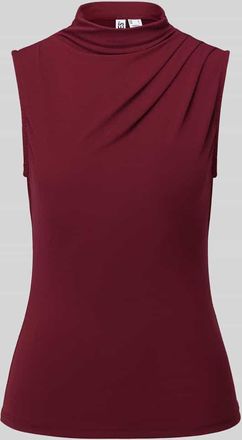 Pieces Slim Fit Tanktop mit Mock Neck Modell MADISON