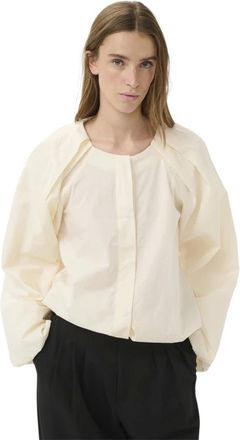Karen by Simonsen Femme, Blouses et Chemises, Beige, Taille: 42 FR Blouses