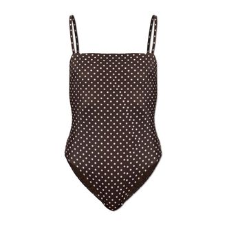 Matteau Petite Square Maillot - - Swimwear - Damen - Braun - M