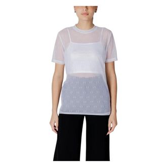 A|X Armani Exchange Kurzarm T-Shirt Kollektion - - Tops - Damen - Wei&szlig; - M