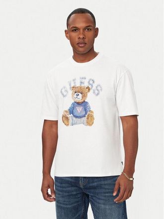 Guess T-Shirt M6YI75K5409 Wei&szlig; Regular Fit