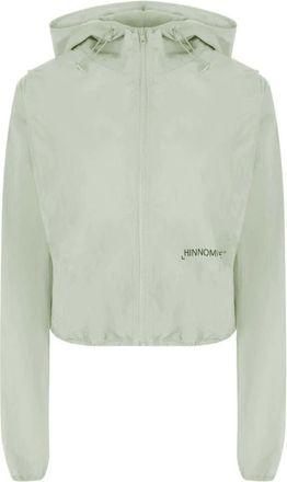 Hinnominate Hinnominate, Femme, Sport, Vert, Taille: 38 FR Short Nylon Hooded Jacket