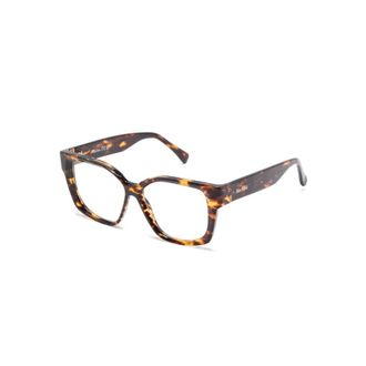 Max Mara Femme, Accessoires, Brun, Taille: 52 MM Monture Optique