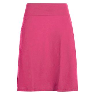 vishes Alternative Bekleidung - Rock Damen Knielang Bio Baumwolle Breiter Bund Jersey R&ouml;cke Basic rosa 40