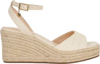 Dune London Kerries Espadrille Sandalen mit Keilabsatz f&uuml;r Damen, High Heel (Naturwei&szlig;)