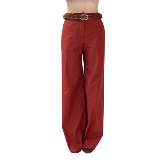 Max Mara Wide Hosen - - Trousers - Damen - Rot - M