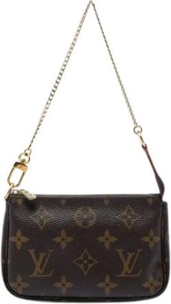 Louis Vuitton Pre-owned Mini Pochette Accessoires - Femme - Pre-owned - Brun - Taille: ONE Size
