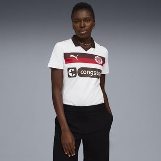 Puma FC St. Pauli 25/26 Ausw&auml;rtstrikot Damen, Kleidung, Wei&Atilde;Y, XXL