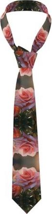 Generic Cravate Roses Roses Confortable Cravates Fine Cravate Pour Homme Pour Accessoires F&ecirc;te L&Eacute;cole