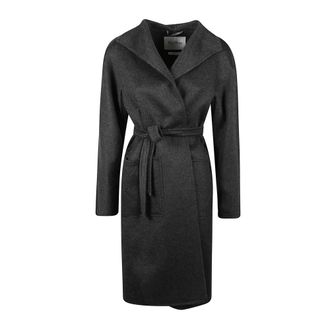 Max Mara Lilia G&uuml;rtelmantel - - Coats - Damen - Grau - XS