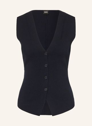 HUGO BOSS Strickweste Fylvie blau