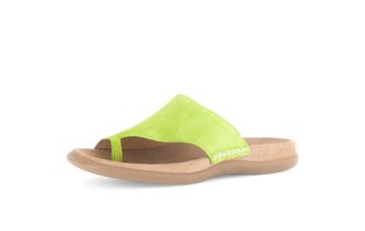 Gabor Damen Pantoletten, Frauen Slipper,Best Fitting,Slides,Slip-ons,Backless Slipper,Mules,Gartenschuhe,Sommerschuhe,Granny Green,41 EU / 7.5 UK