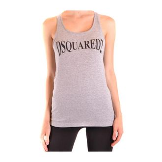 Dsquared2 Melange Over Top - - Tops - Damen - Grau - S