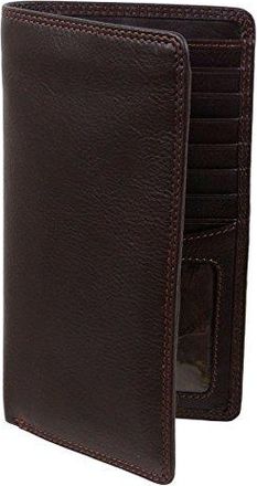 Visconti &Eacute;tui en cuir pour homme sur la poitrine/Suit Pochette portefeuille en noir ou marron Livr&eacute; avec bo&icirc;te - Marron