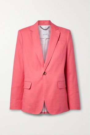 A.L.C. Donovan Blazer Aus Einer Leinenmischung - Pink