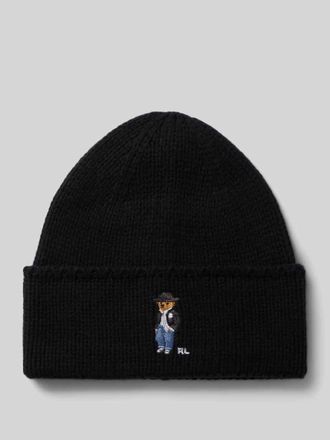 Polo Ralph Lauren M&uuml;tze mit gesticktem B&auml;renmotiv
