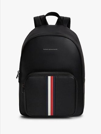 Tommy Hilfiger Sac &agrave; dos arrondi &agrave; bande de logo embl&eacute;matique