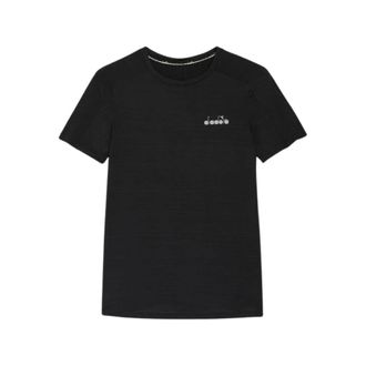 Diadora Femme, Tops, Noir, Taille: 42 FR T-Chemises