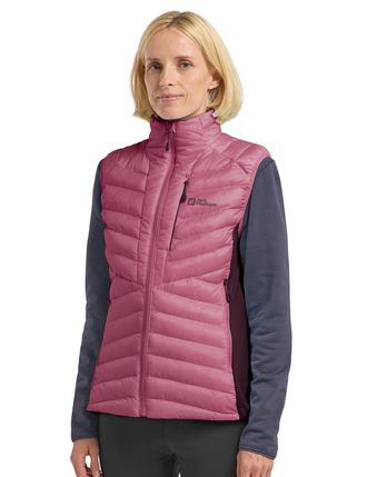 Jack Wolfskin Damen ROUTEBURN PRO INS Vest W Weste, Raisin, L