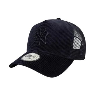 New Era Tonal Cord Trucker - - Accessories - Herren - Blau - ONE SIZE