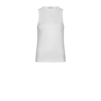 Dante6 Jovie Feinripp-Tanktop mit Rundhalsausschnitt - - Tops - Damen - Wei&szlig; - XS