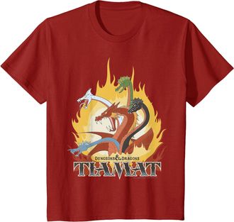 Dungeons & Dragons Tiamat Flames Portrait T-Shirt