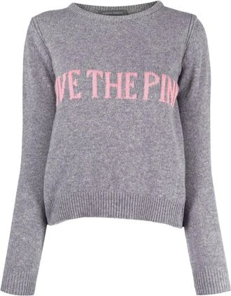 Alberta Ferretti Femme, Pulls, Gris, Taille: 40 FR Pulls &agrave; col rond